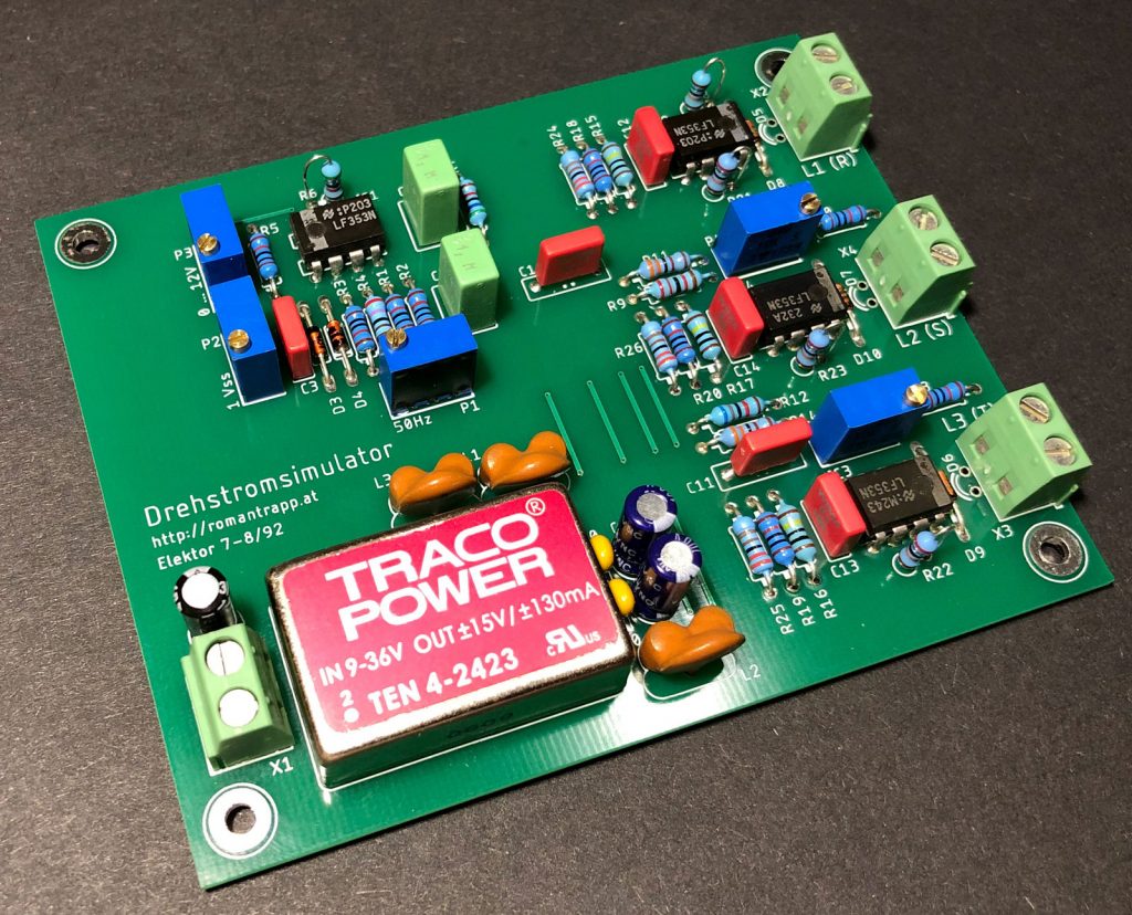 Drehstromsimulator, Dreiphasen-Simulator, Three Phase Sine Wave ...